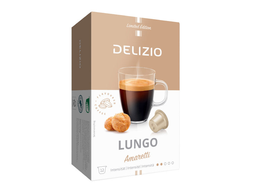 Lungo Amaretti - Kaffeekapseln | Delizio – Delizio.ch