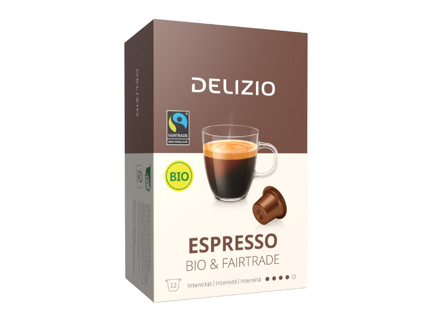 Espresso Bio & Fairtrade - – capsules de café| Delizio – Delizio.ch